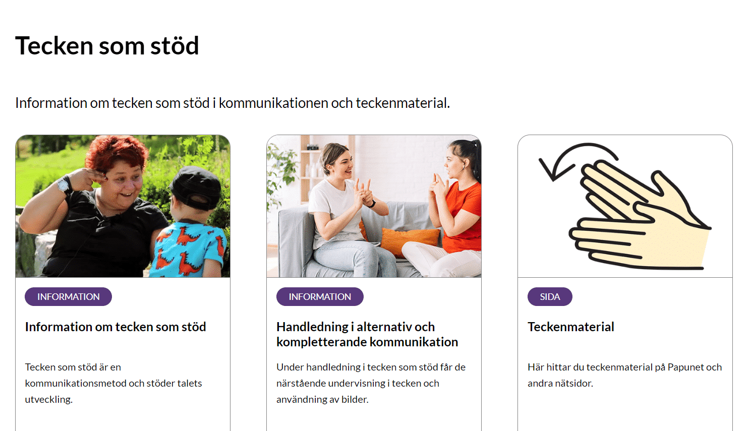 Papunet har förnyat sina svenskspråkiga sidor - Finlands Dövas Förbund